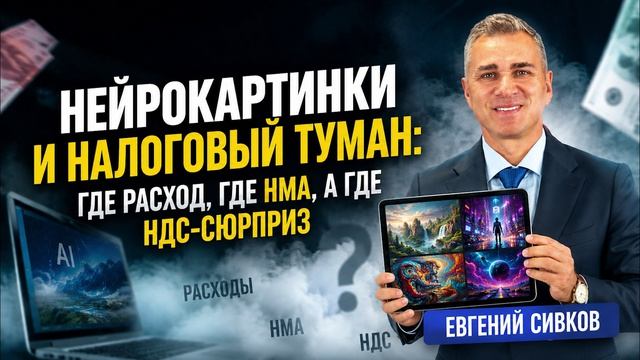 Нейрокартинки и налоговый туман: где расход, где НМА, а где НДС-сюрприз #налоги2026