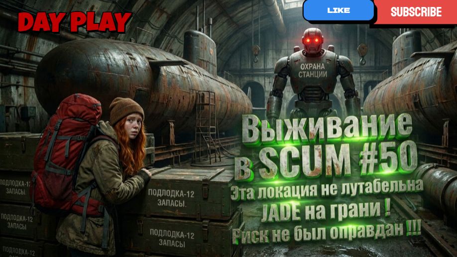 Выживание в SCUM #60 Эта локация не лутабельна JADE на грани ! Риск не был оправдан !!!