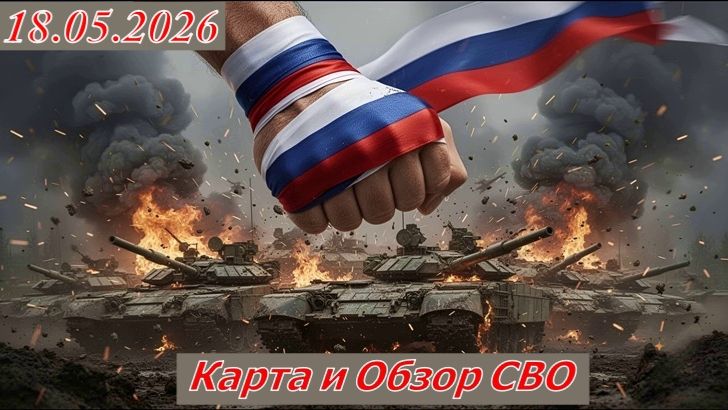 Карта и обзор СВО 18.05.2026