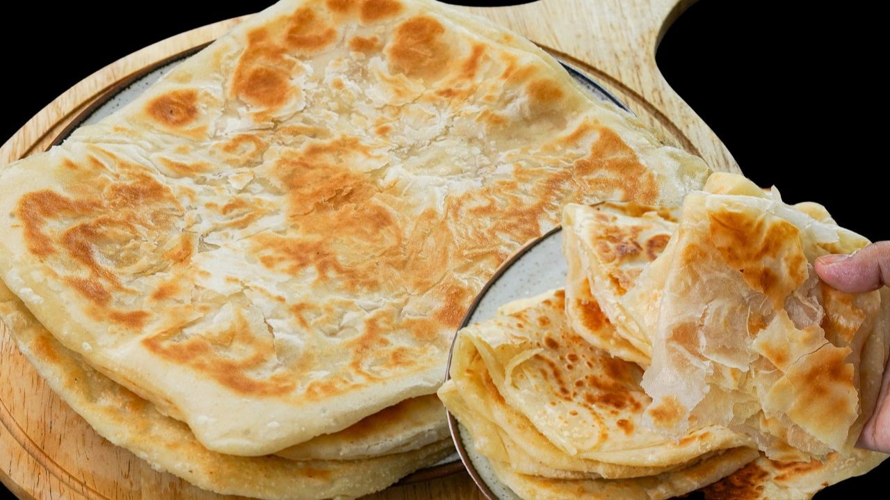 Индийские слоёные лепёшки парата: тонкие и мягкие, как в ресторане