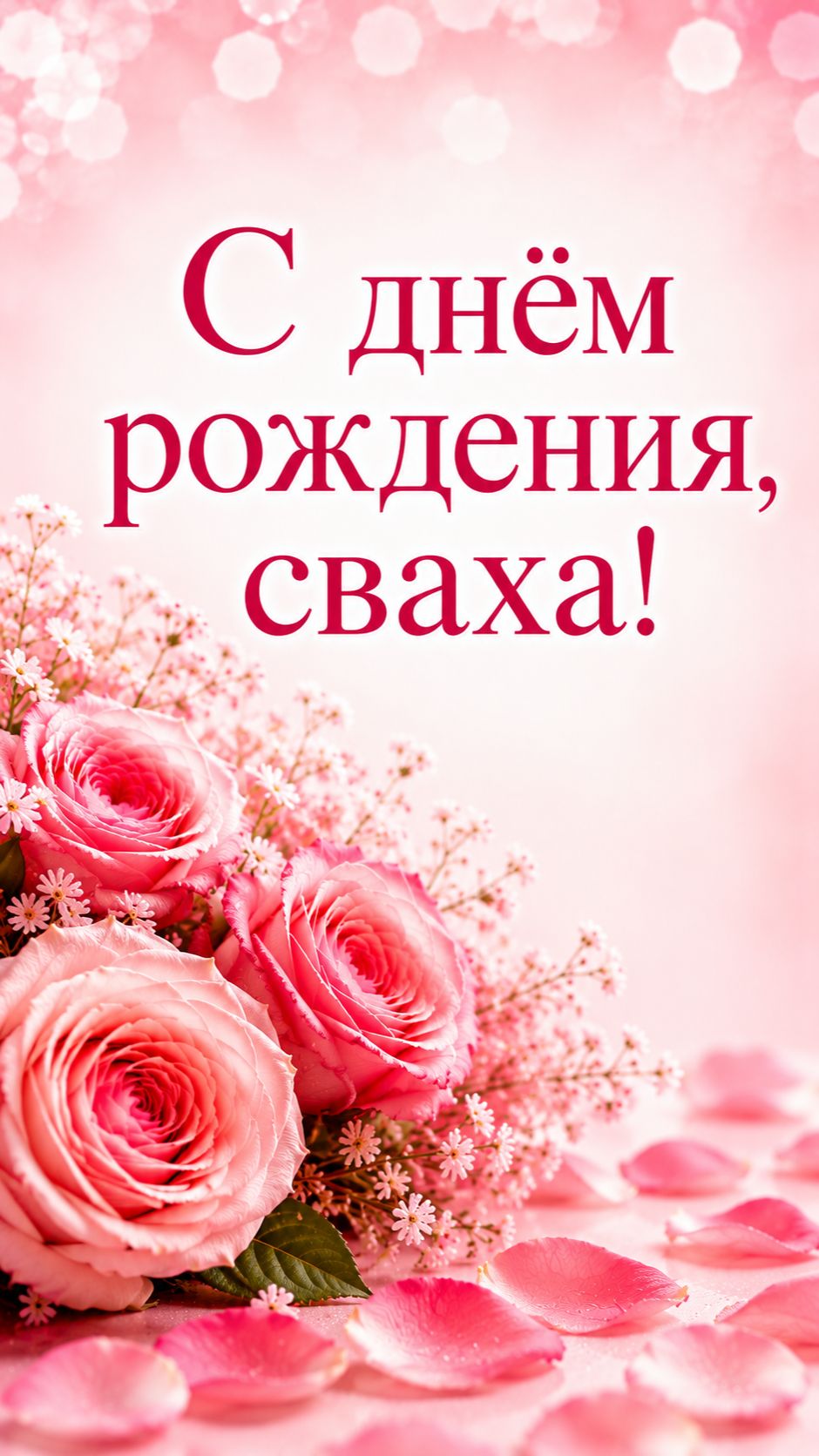 С Днём Рождения, Сваха!(Лепестки Роз)