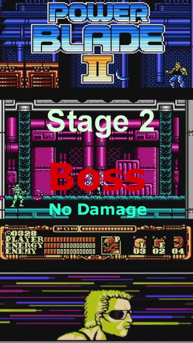 Тактика Stage 2 Boss. No Damage Power Blade 2  #PowerBlade2 #Dendy #8bit