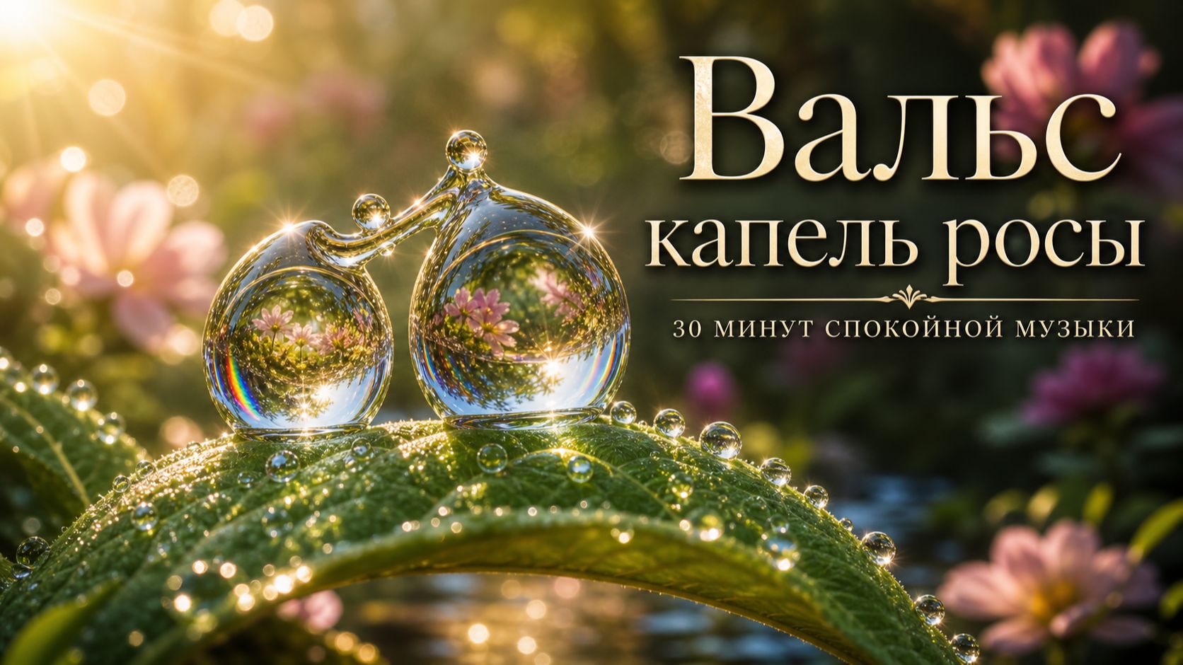 Вальс капель росы | 30 минут спокойной классической музыки и природы в 4K