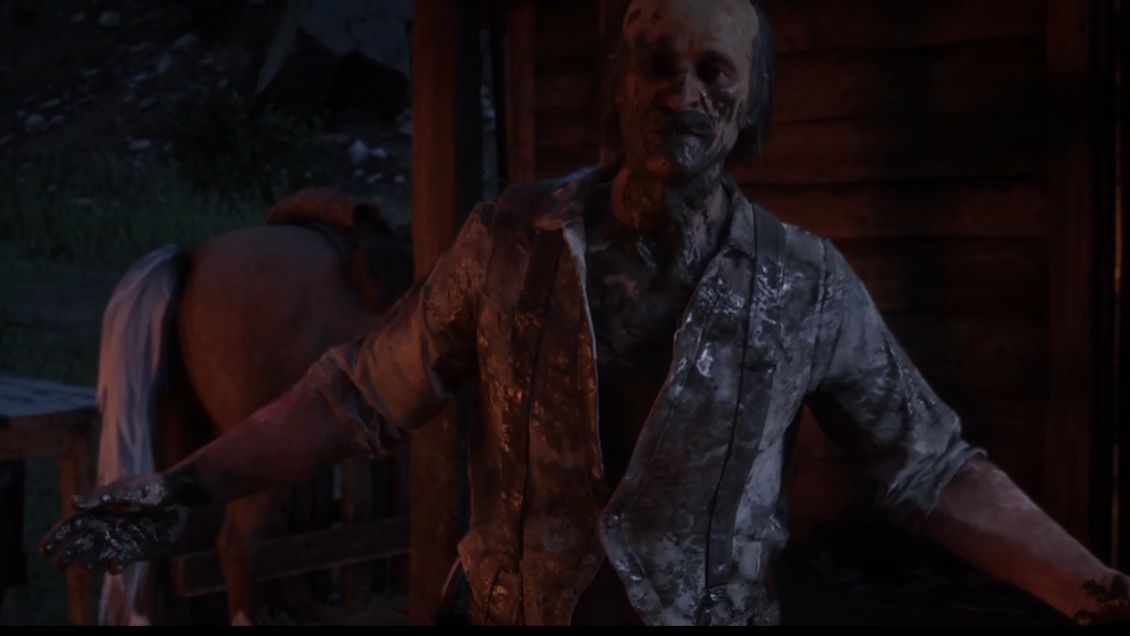 10. Red Dead Redemption 2 - уборка в свинарнике