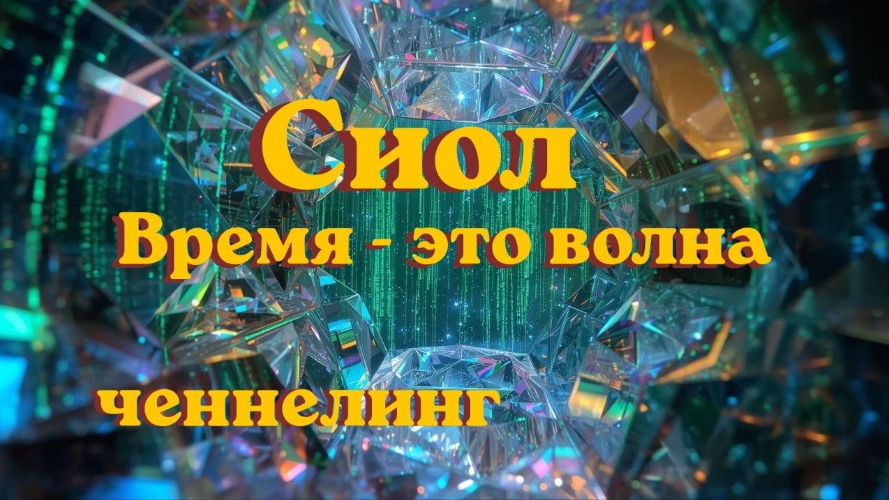 Сиол. Время - это волна. Ченнелинг.  #вселеннаяя #время #ченнелинг #библиотеказнаний #сиол