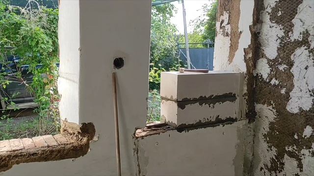 Закладываю оконный проём