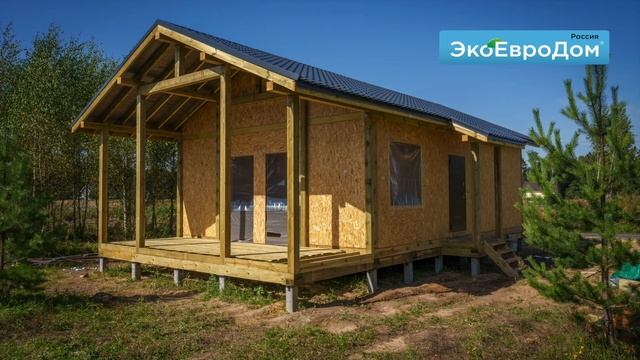 СИП дом «Калянино» 87 м² под ключ, большой отзыв клиента