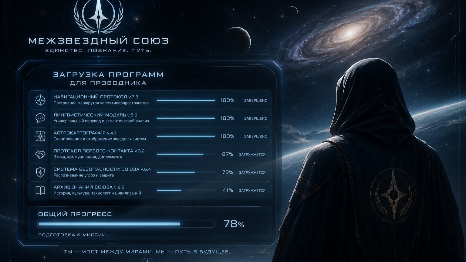 20.05.2026 Индивидуальная сессия Загрузка программм Межзвездного союза