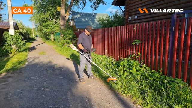 Аккумуляторный триммер VILLARTEC CA 40. Обзор и тест-драйв