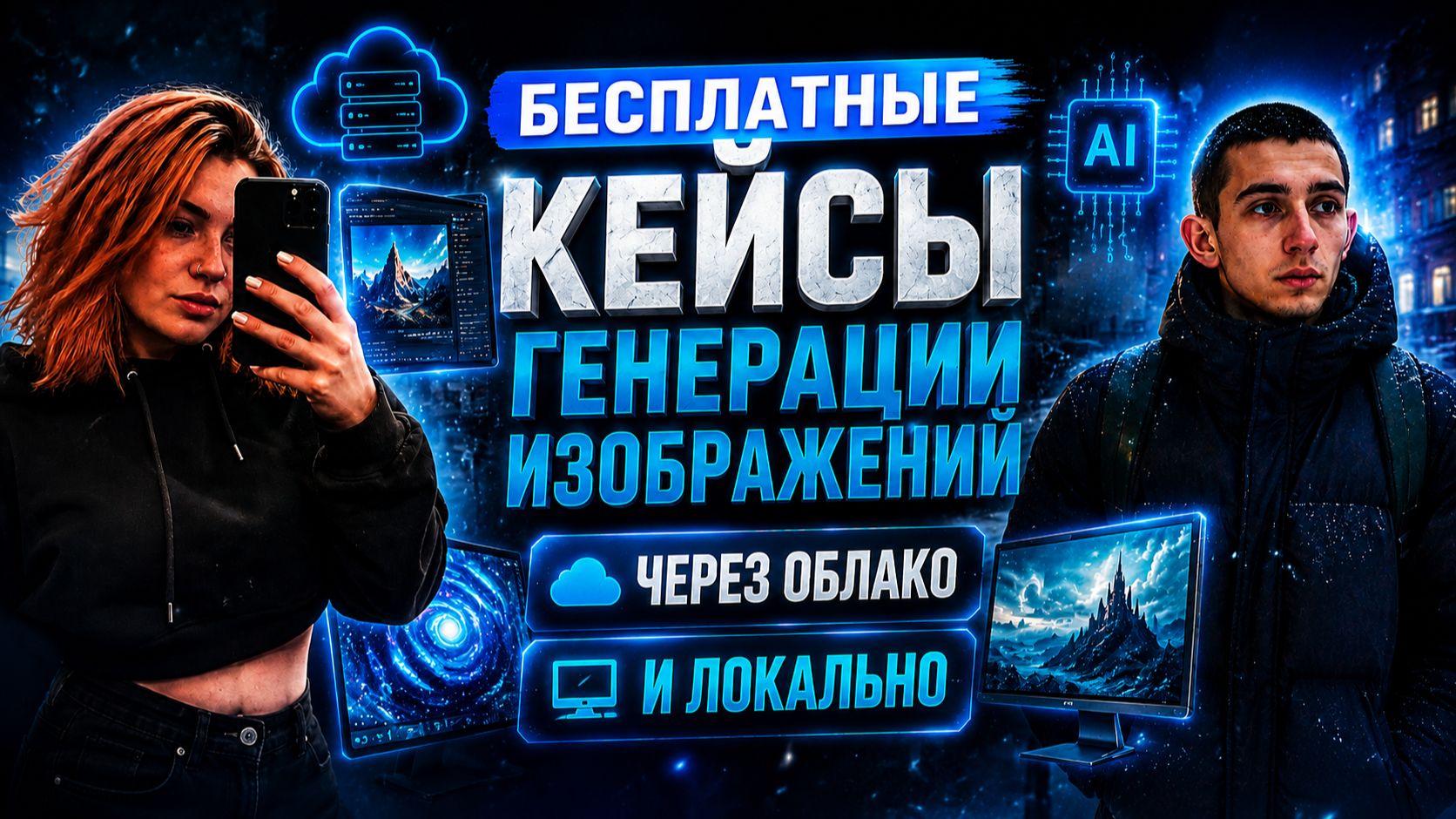 Как генерировать картинки бесплатно: локально и через облако