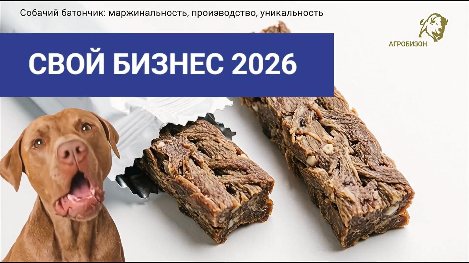 Батончики для собак: бизнес идея 2026. АгроБизон