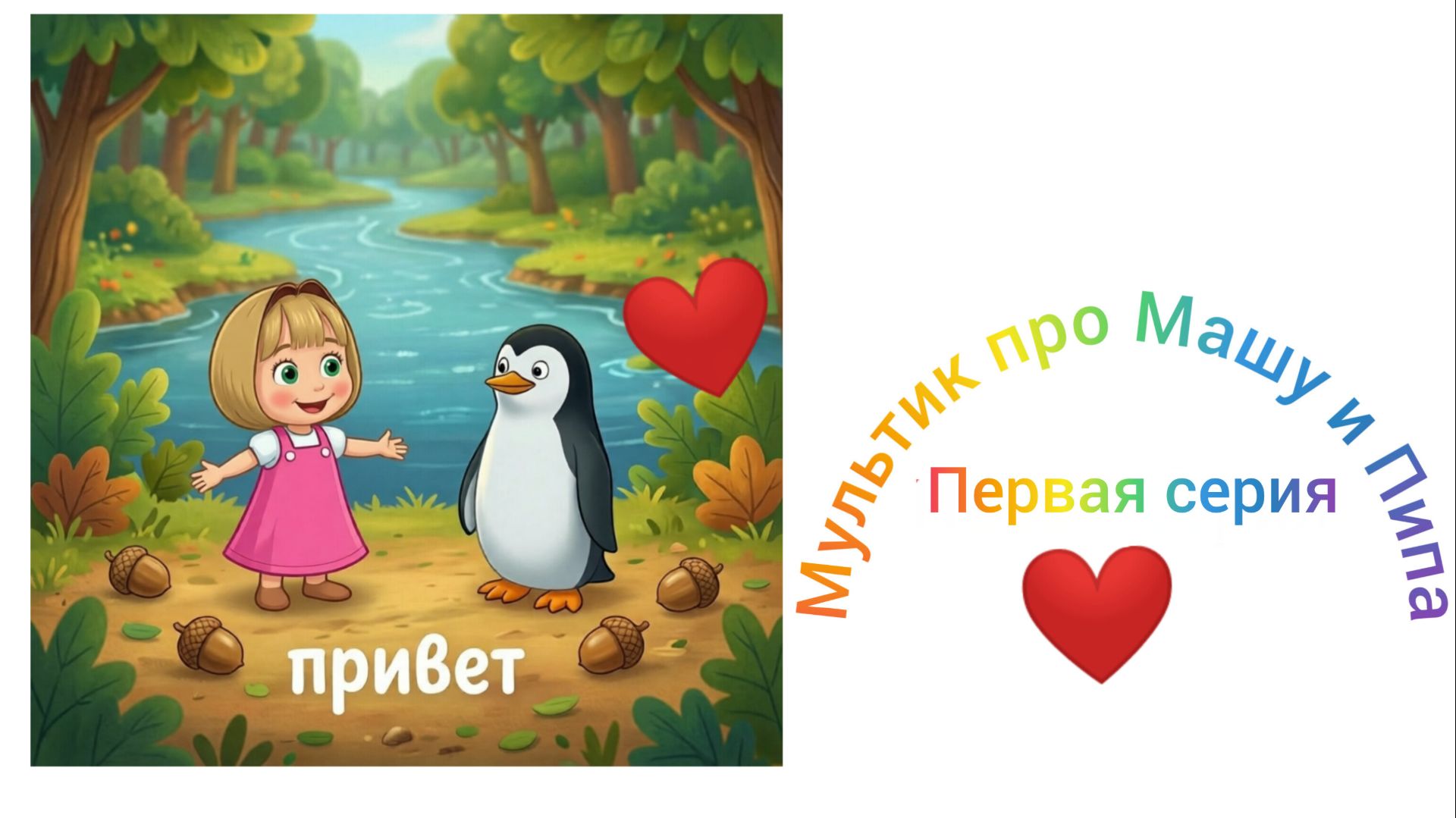 Мультик про Машу и Пипа 1 серия 1 сезон