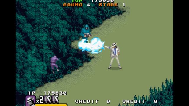 прохождение Michael Jackson's Moonwalker (ARCADE)