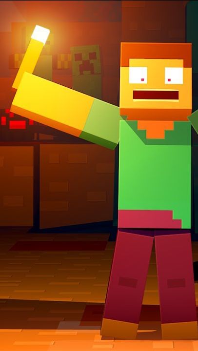 НЕ КОПАЙ ПОД СЕБЯ! #Minecraft Анимация