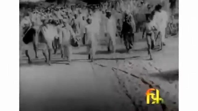 Mahatma Gandhi's Great Salt March, March 12 - April 5, 1930