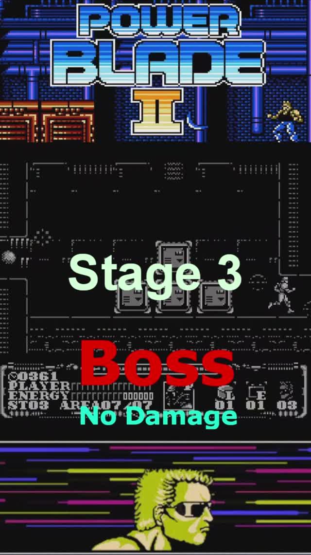 Тактика Stage 3 Boss. No Damage Power Blade 2 #dendy #retro #8bit