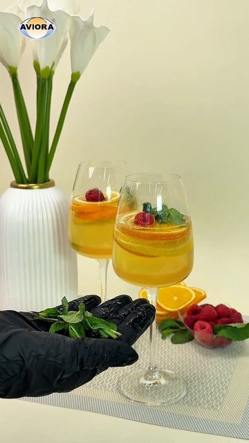 Освежающий коктейль с апельсином и лимоном🍋