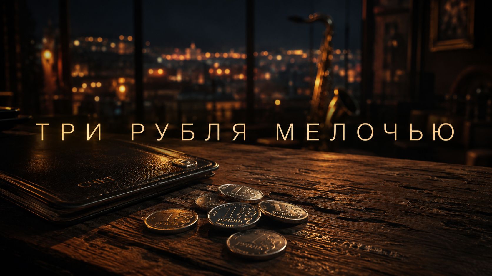 Три рубля мелочью.