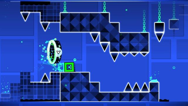 Прохождение уровня Xstep на 3 монетки Geometry Dash