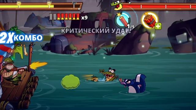 Swamp Attack 2 обзор на игру (25-30 уровень)
