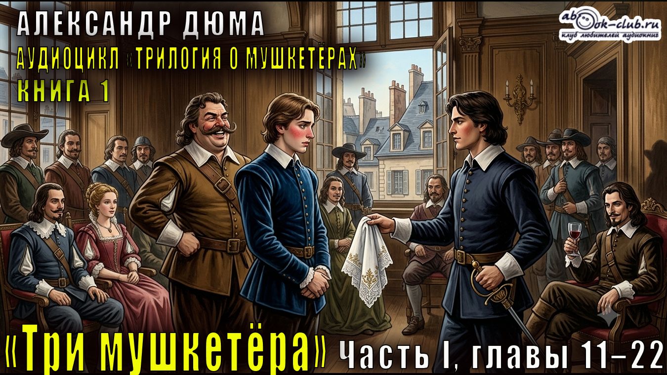 Александр Дюма "Трилогия о мушкетёрах" книга 1 "Три мушкетёра" Часть I, главы 11–22