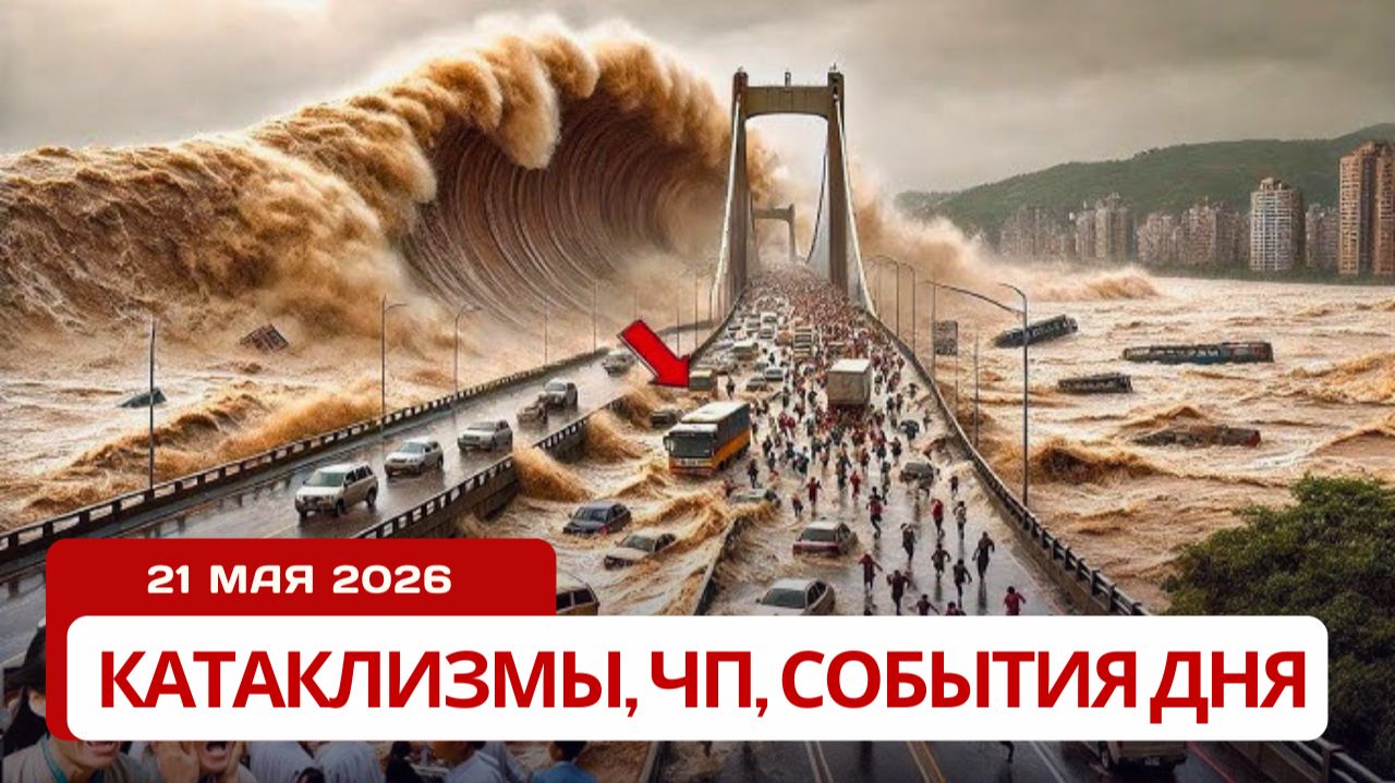 Новости Сегодня 21.05.2026 Катаклизмы за сегодня, ЧП, События дня | Европа Россия Индия Китай Япония