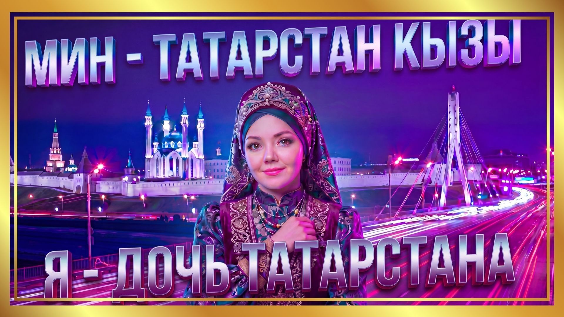Мин — Татарстан кызы (Я — дочь Татарстана). Песня о любви к Родине. Альфинур Гатауллина