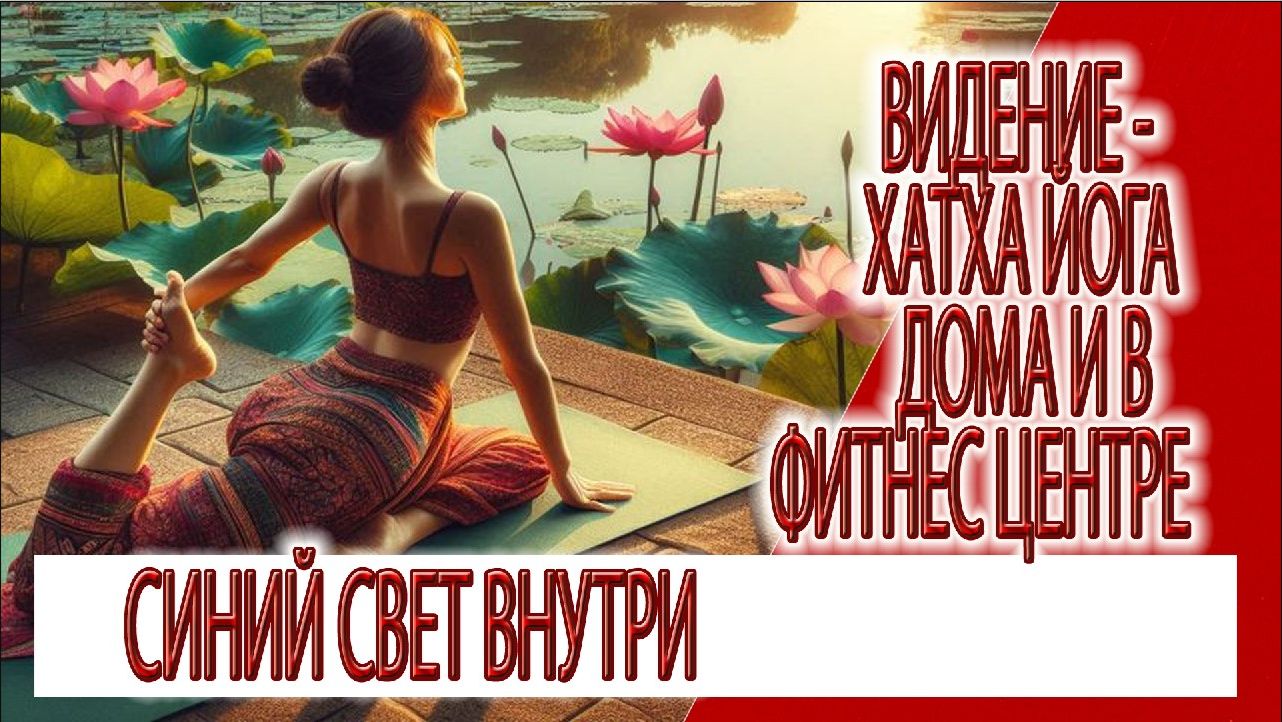 Видение - хатха йога дома и в фитнес центре