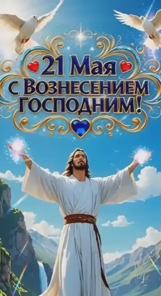 С ВОЗНЕСЕНИЕМ ГОСПОДНИМ!