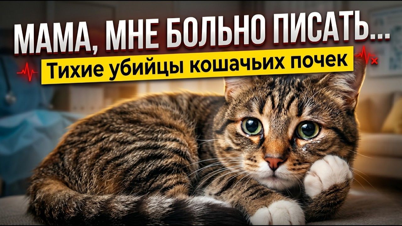 Береги ПОЧКИ кота, пока не поздно! Всё о болезнях почек как распознать и предотвратить МКБ и ХПН
