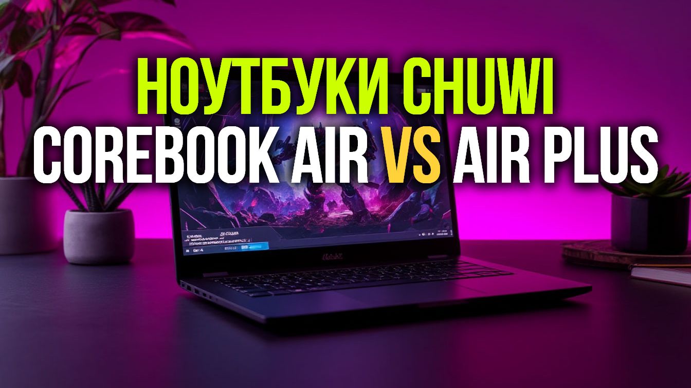 Chuwi CoreBook Air vs Air Plus: сравнение производительности для работы и учёбы.