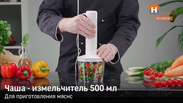 Погружной блендер HOME ELEMENT HE-KP813B