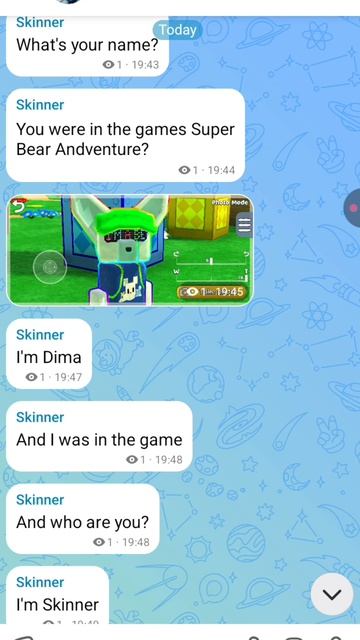 Связался с незнакомым пользавателем 2 серия из игры super bear andventure