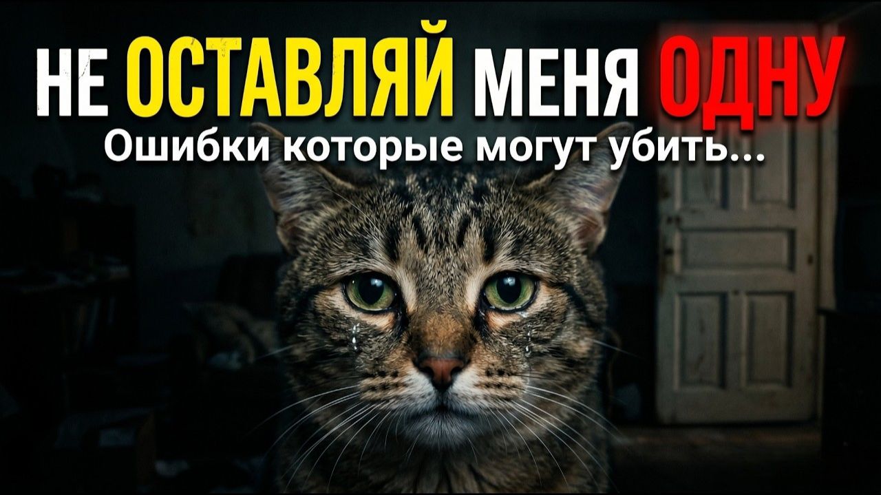 7 вещей, которые КАТЕГОРИЧЕСКИ нельзя делать, оставляя кошку одну (цена ошибки — здоровье кота)