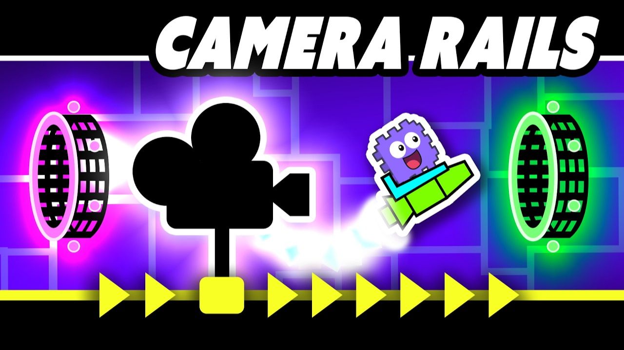 Эпизод №8 - На рельсах 🐱 Geometry Dash #8 | Учебник по Scratch