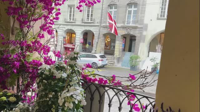 Прогулка под дождем в Берне, Швейцария 4К☔🌦️