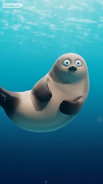 Неожиданное очарование тюленей😲 #SEALOOK #шорты