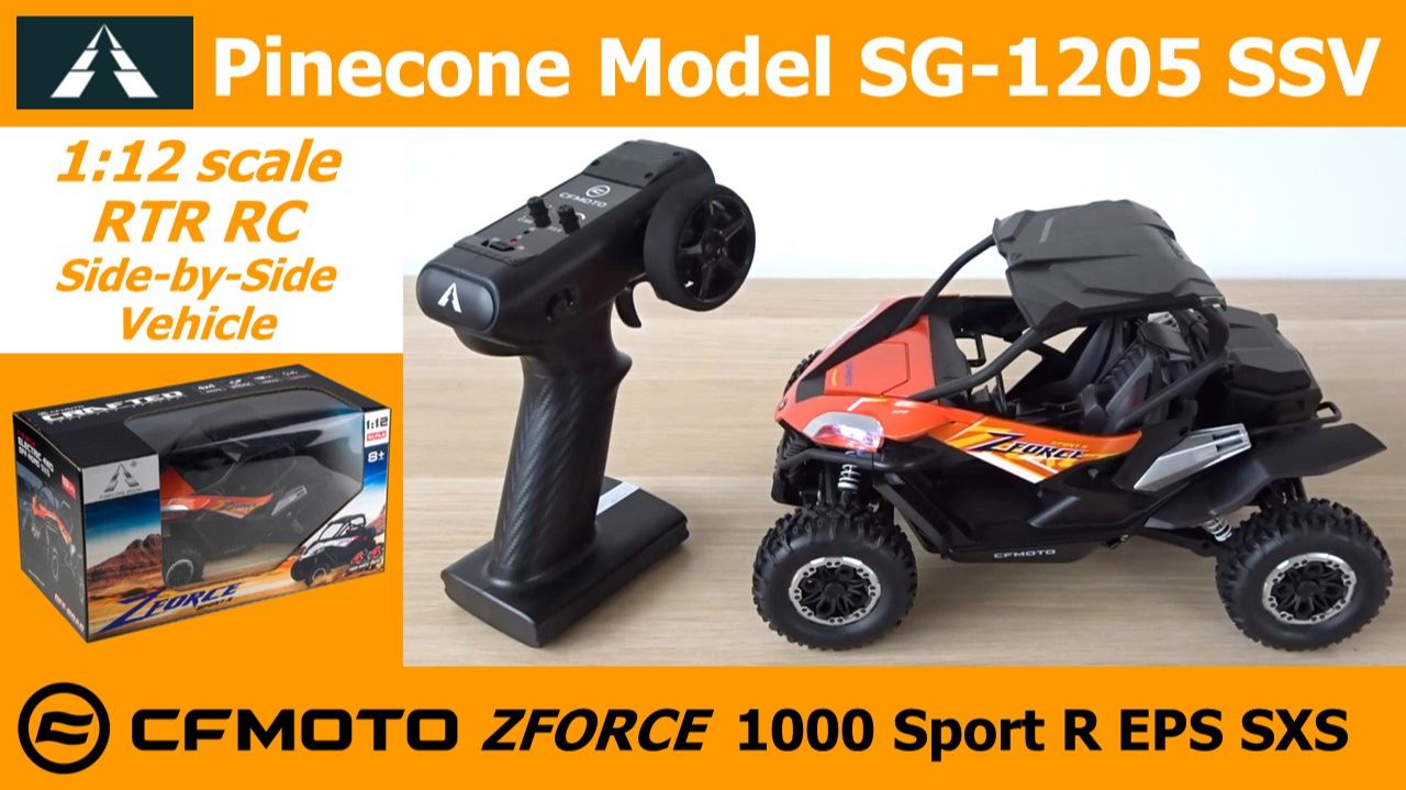 Pinecone Model SG-1205 SSV 1:12 Scale RC Vehicle