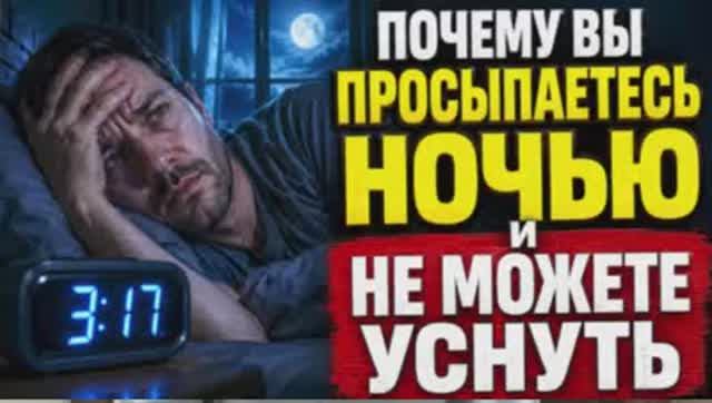 Почему вы просыпаетесь ночью и не можете уснуть