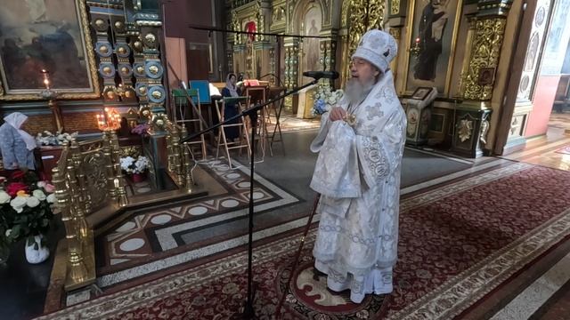 Проповедь епископа Максима в праздник Вознесения Господня