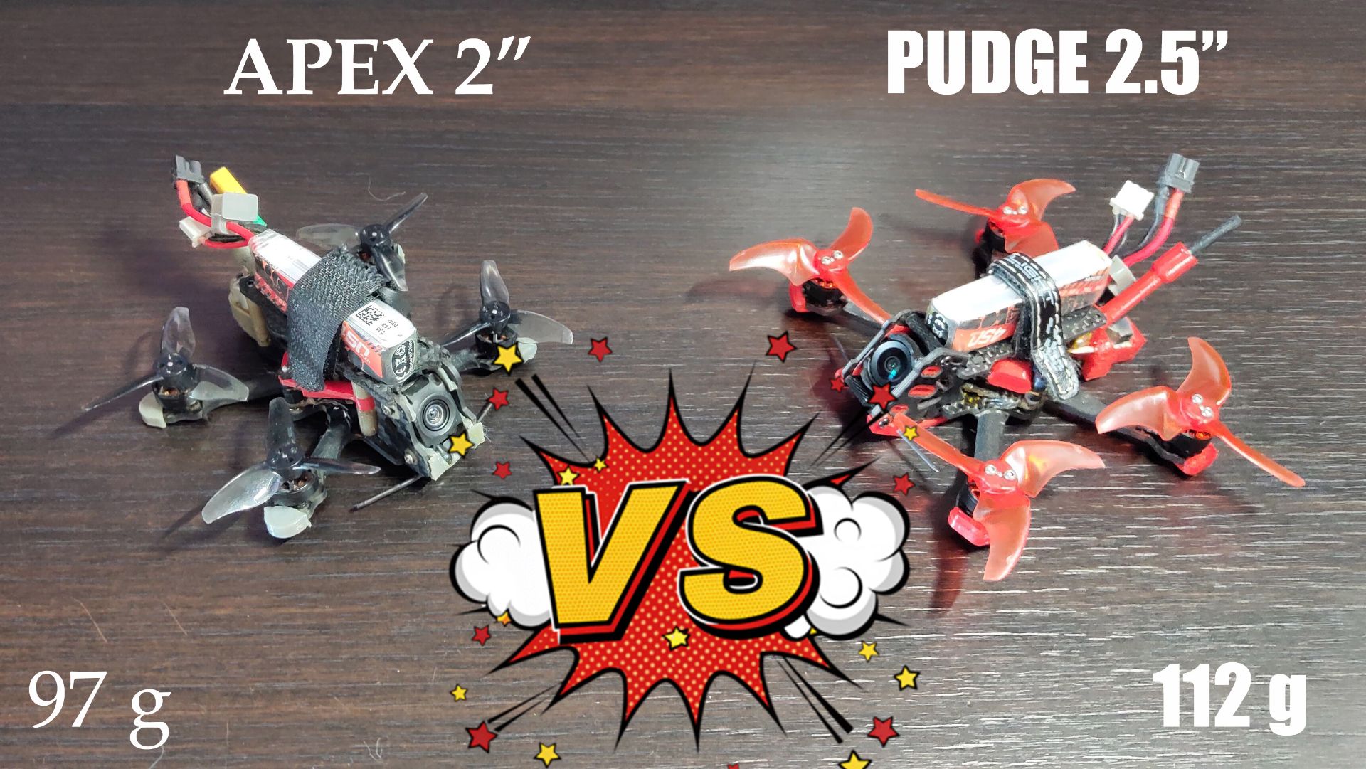 FPV. AlfaRC APEX 2" ⇜ VersuS ⇝ MetaFrames Pudge 2.5"
