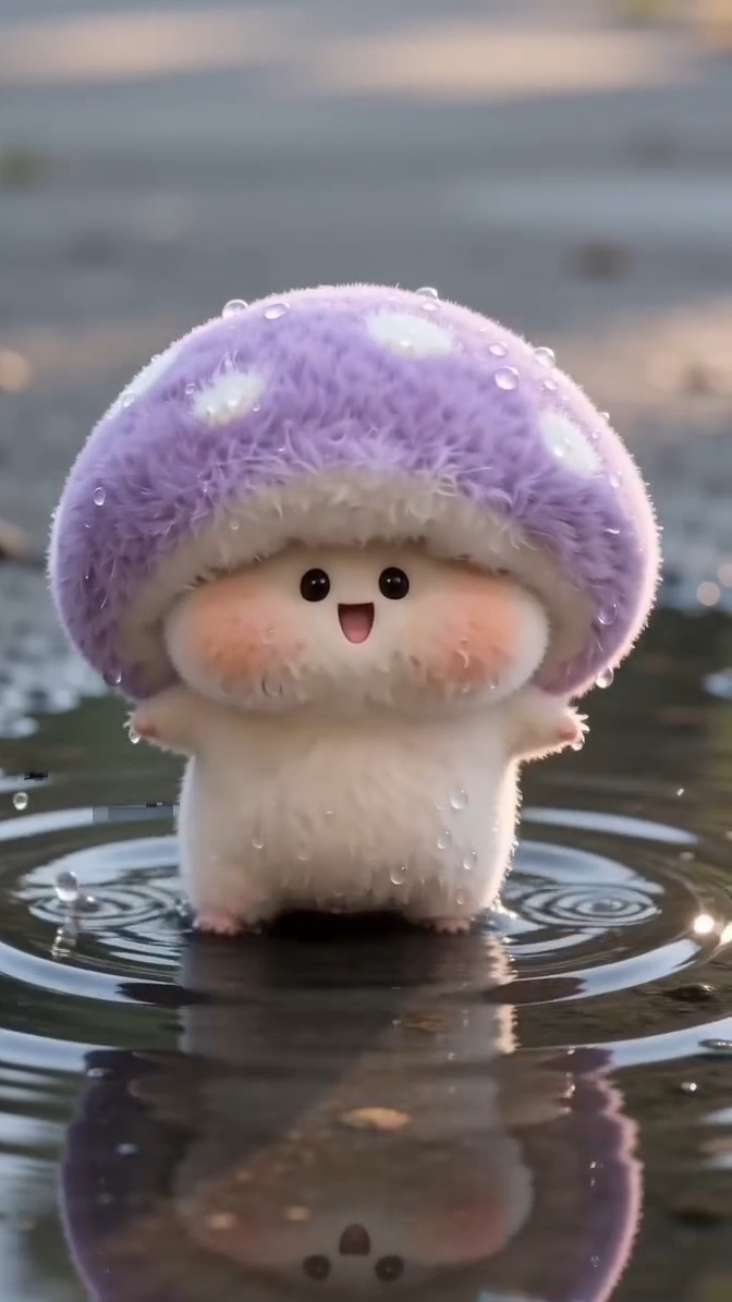 Танец маленького грибочка в луже 🍄💦