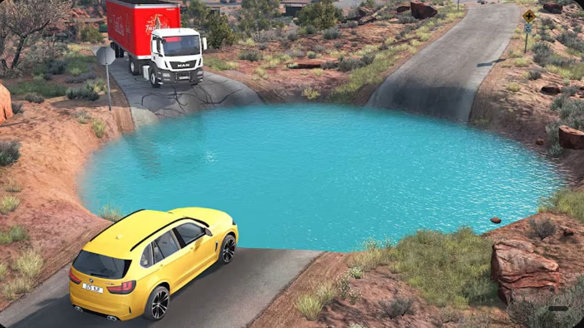 Автомобили против гигантского кратера и гигантской ямы — BeamNG Drive — 🔥 ULTIMATE Edition