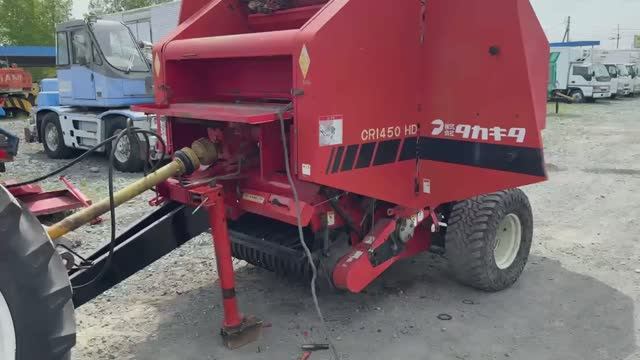 Пресс подборщик Takakita CR1450HD тест