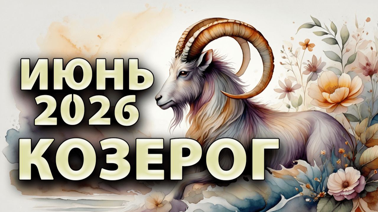 КОЗЕРОГ - ГОРОСКОП на ИЮНЬ 2026