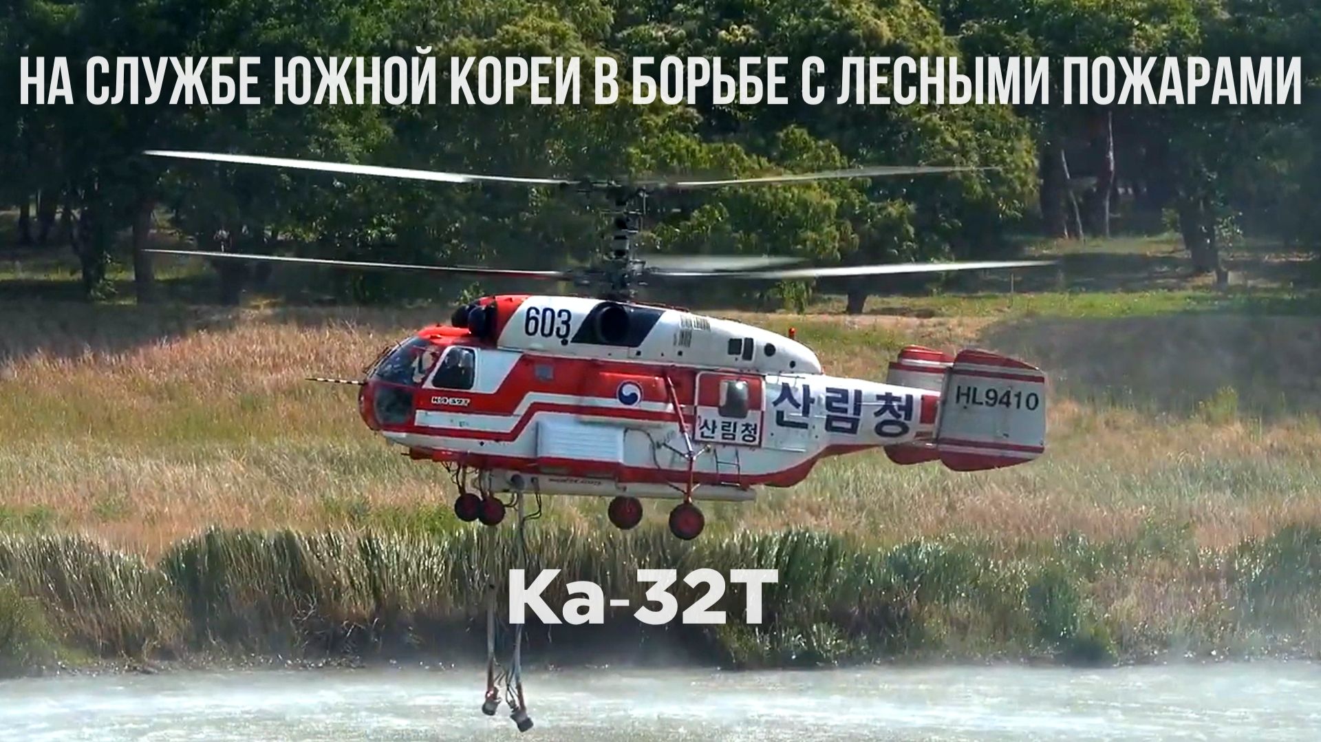 Ка‑32Т на службе Южной Кореи в борьбе с лесными пожарами