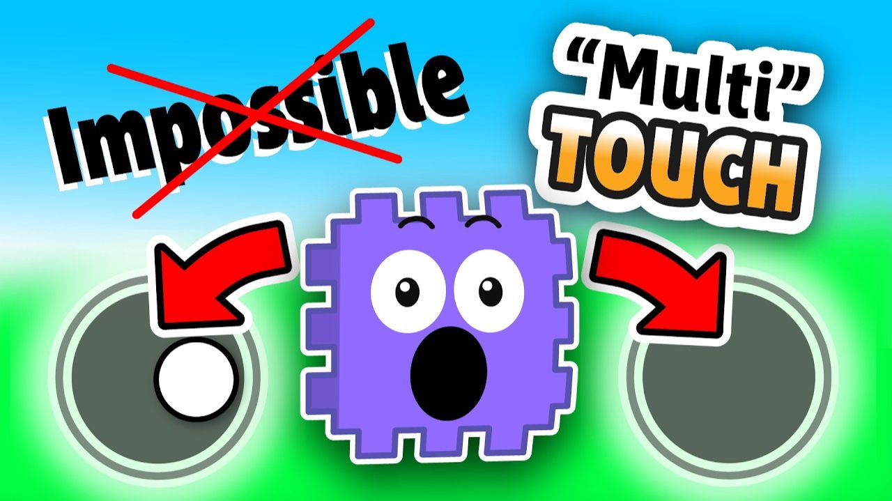 Эпизод №14a - Невозможные джойстики «Multi-Touch»!!! 👉📱👈 Учебник по программированию на Scratch