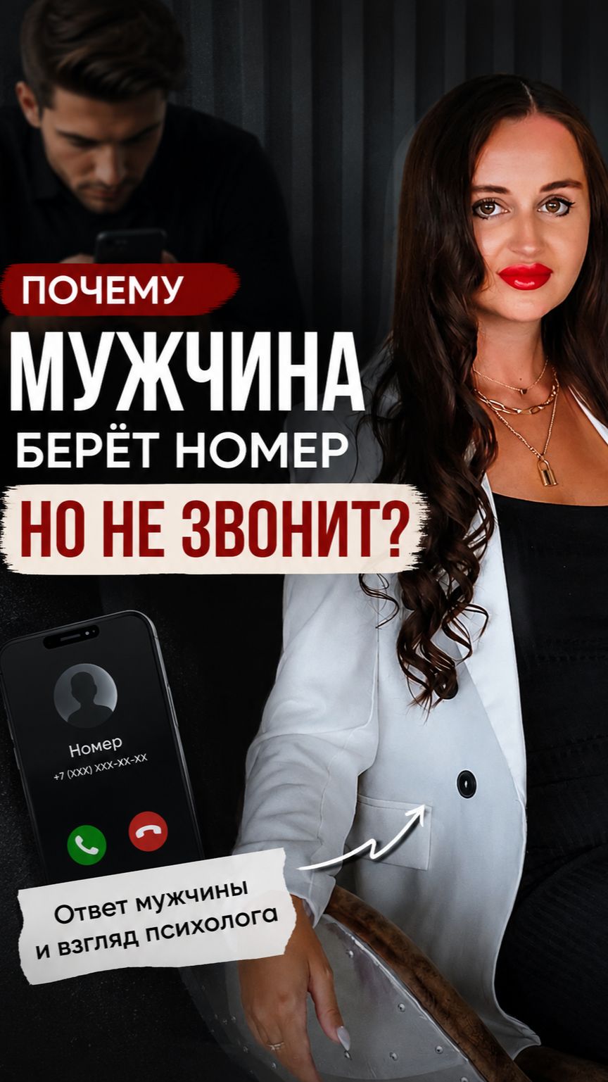 Почему он попросил номер, но не звонит?🤷🏻♀️
