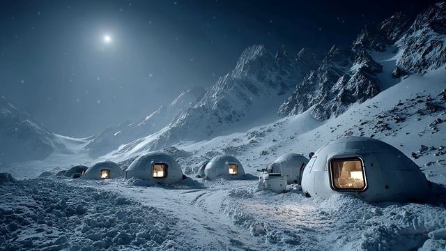 The Last Sheltered Colony ☢️ Frozen Dystopian Ambient Soundscape