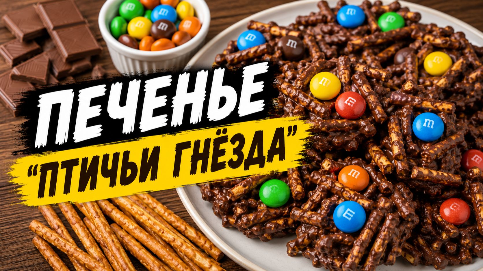 Печенье "Птичьи гнезда"